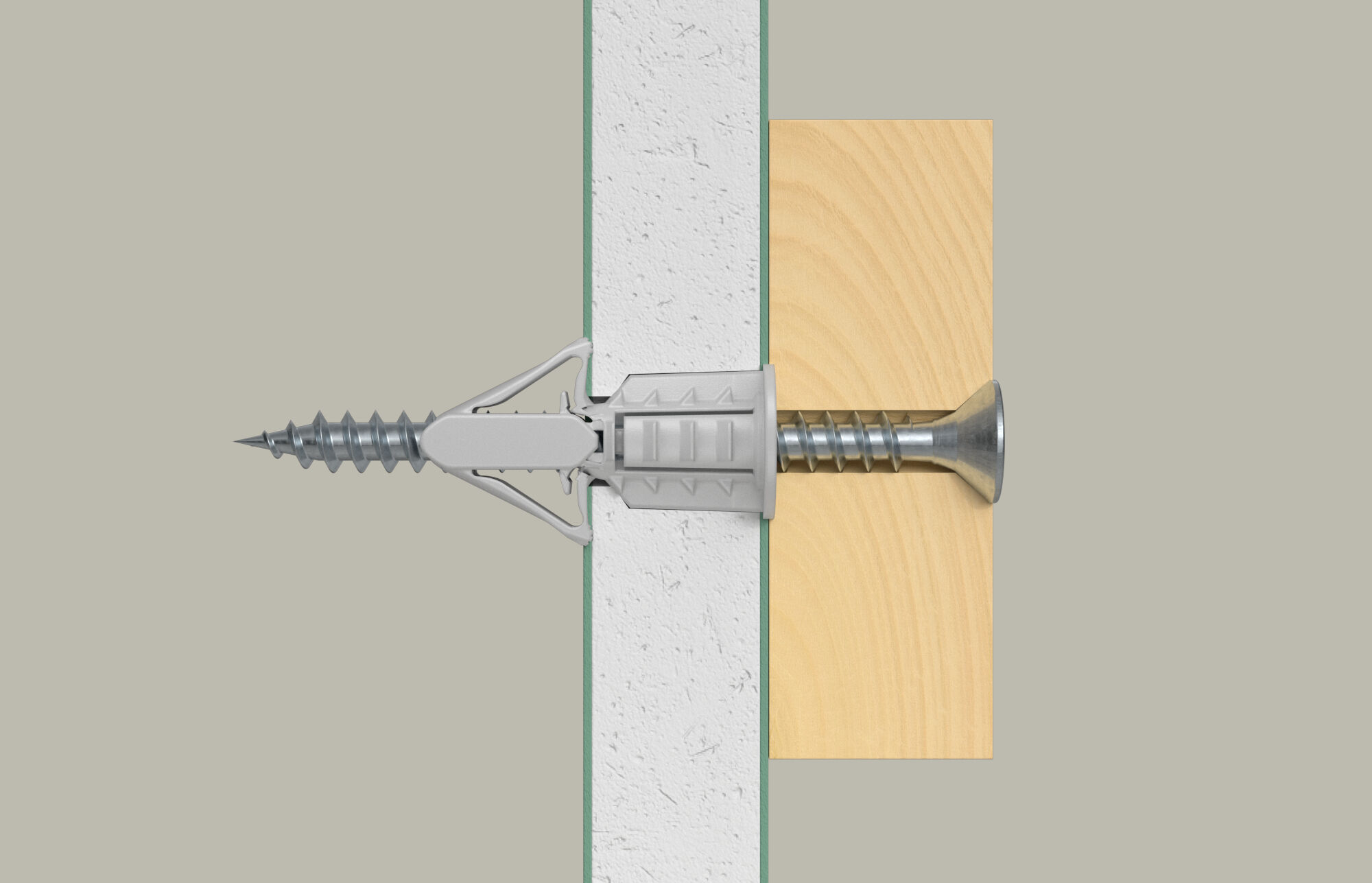 Board fixing HDF - fischer fixings